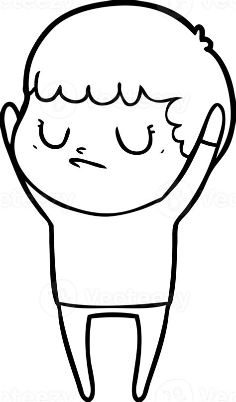 Cartoon Grumpy Boy 45301965 Png