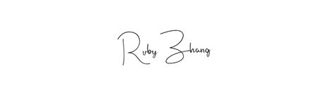89 Ruby Zhang Name Signature Style Ideas Fine Name Signature