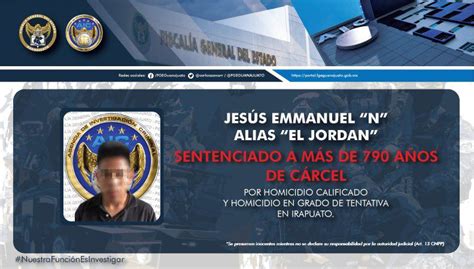“el Jordan” Del Csrl Fue Sentenciado A Casi 800 Años De Prisión Por