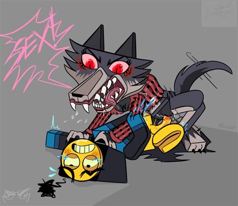 Rule 34 Annoyed Expression Beast Risobase Blush Dialogue Bubble