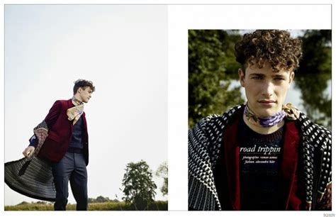 Nick Heymann Layers Winter Prints For SchÖn Fashion Editorial Its Not You Its Me Media