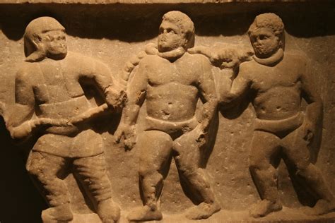 Detail Roman Slaves Relief Slab World History Encyclopedia