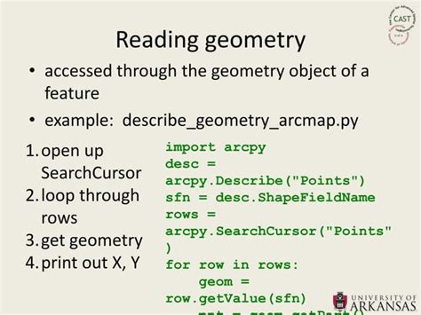 Advanced Geoprocessing With Python Ppt