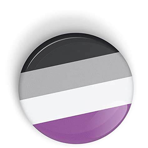Asexual Pride Flag Pin Badge Button Or Fridge Magnet Lgbt Lgbtq Lgbtqi
