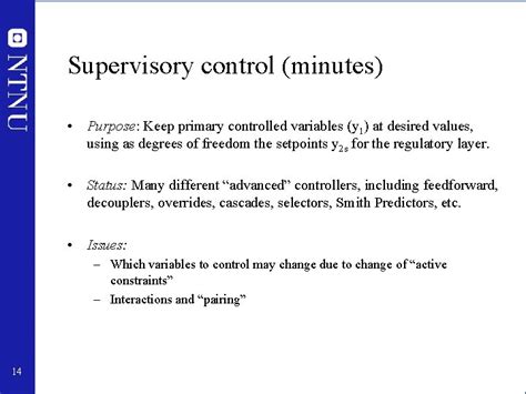 Control Structure Design What Should We Measure Control