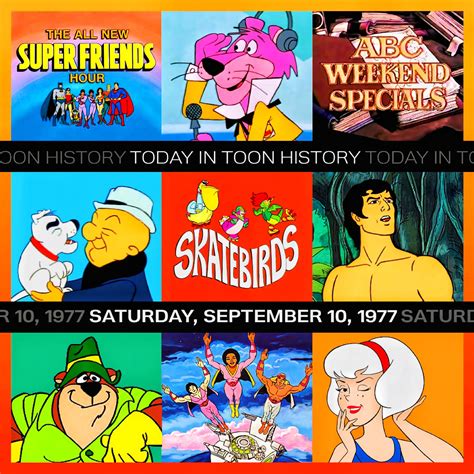 A2c Today In Toon History Saturday September 10 1977 New Shows