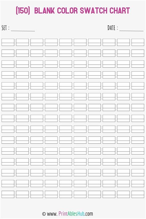 Best 13 Free Printable 24 50 72 80 100 120 150 168 Blank Color