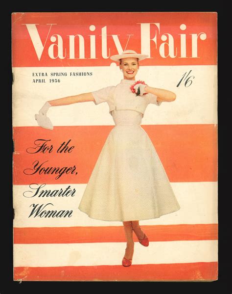 Vanity Fair April 1956 Rare Retro Vintage Original Fashion Magazine Etsy