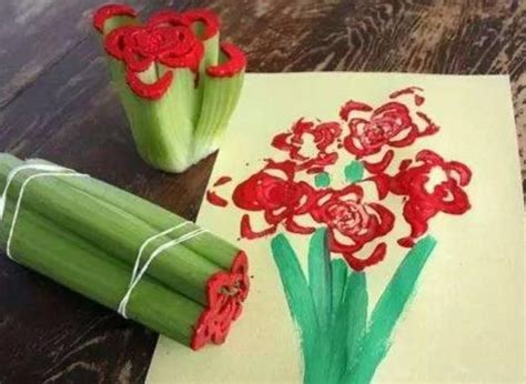 好神奇！14個水果蔬菜拓印畫，幼兒園孩子超愛玩，動手又動腦 每日頭條