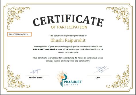 Khushi Rajpurohit On Linkedin Hi Everyone I Participated In A 48 Hour Hackathon 👩‍💻 Prasuthon