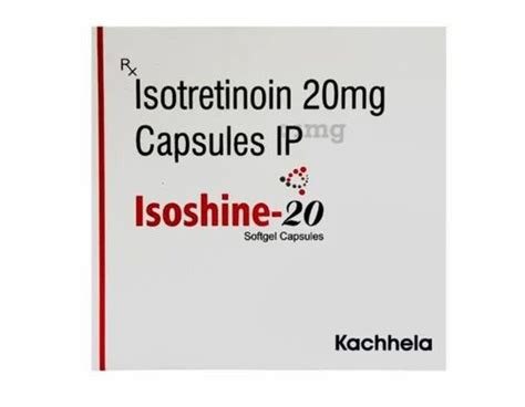 Finished Product Isoshine 20 Mg Isotretinoin, Packaging Type: Box at ...
