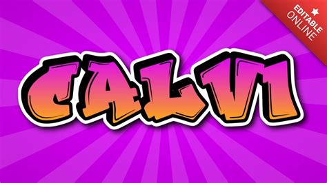 Calvi Chaos Text Effect Generator