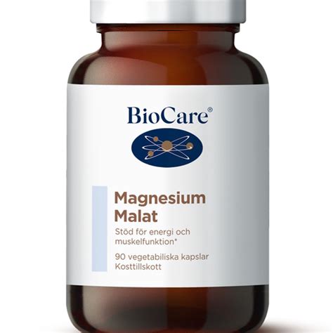Köp Biocare Magnesium Malate 90 Kapslar