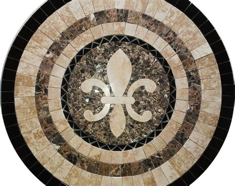 Floor Marble Medallion Etsy