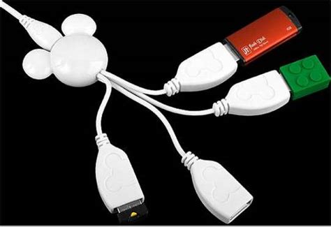 Mickey Mouse Usb Hub Gadgetsin