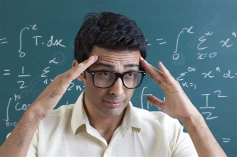 College Student Thinking Hard Photo Background And Picture For Free