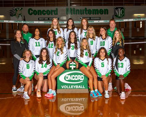 2025 Volleyball Team Concord High School