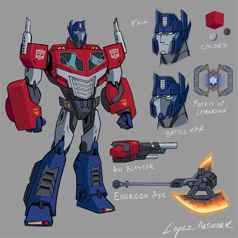 Vinicius Lopez 33 Transformers Optimus Prime Concept Design Optimus