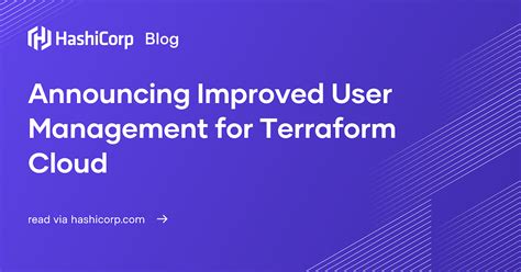 Announcing Improved User Management For Terraform Cloud