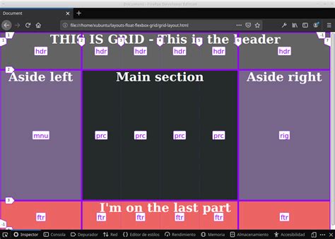 the different ways to start project using floats flexbox and grid css