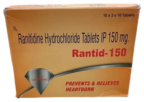 Ranitidine Hydrochloride Tablets Ip 150 Mg At ₹ 15box In Sonipat Id 2856722502491