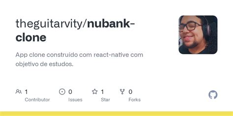 github theguitarvity nubank clone app clone construido com react