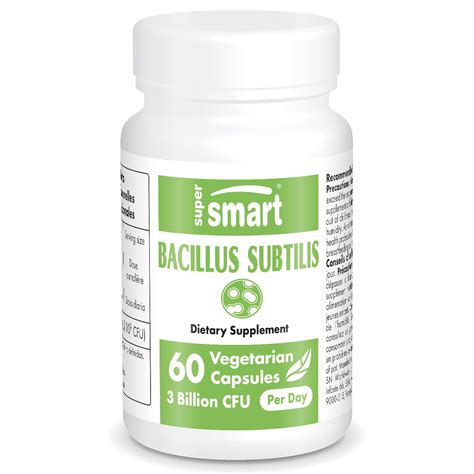 Supersmart Bacillus Subtilis 3 Billion Cfu Per Day Probiotic Strain