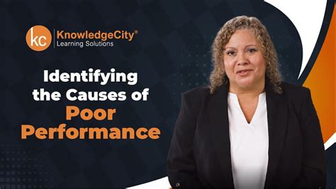 identifying the causes of poor performance knowledgecity youtube