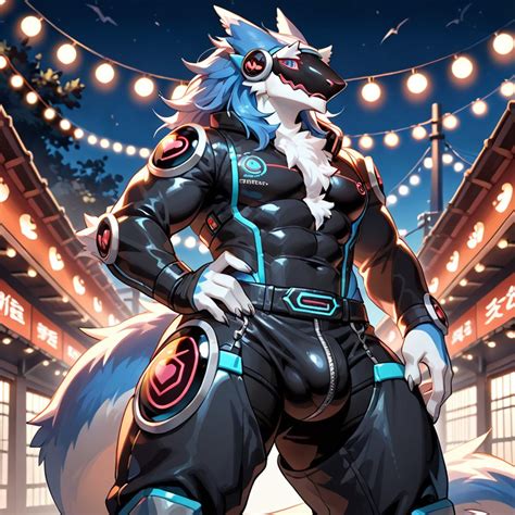 A Large Gay Protogen And Sergal Furryai