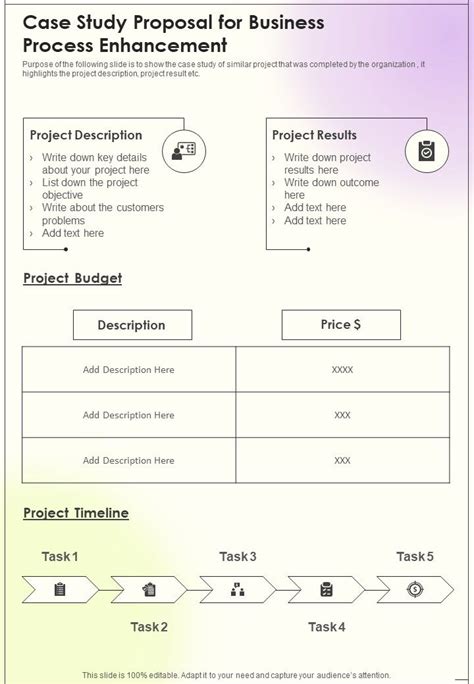 Business Case Proposal Template