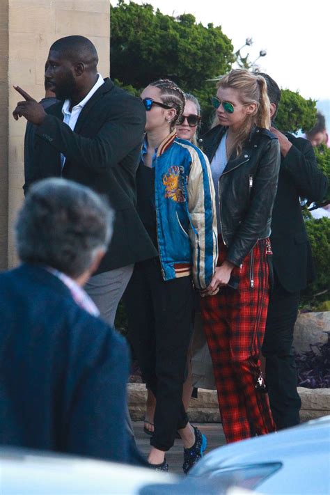 Miley Cyrus And Stella Maxwell Kisses At Nobu Restaurant In Malibu 07