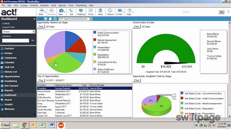 Act Crm Web Based Customer Management Software Small Act Customer