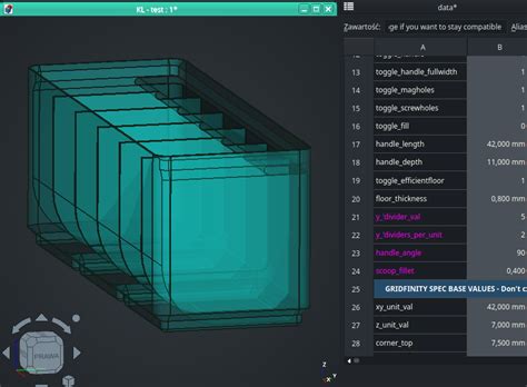 Upgraded Parametric Freecad Template For Gridfinity Bins By Kaminter Download Free Stl Model