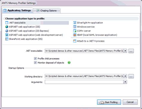 Profiling An Executable Ants Memory Profiler 7 Product Documentation