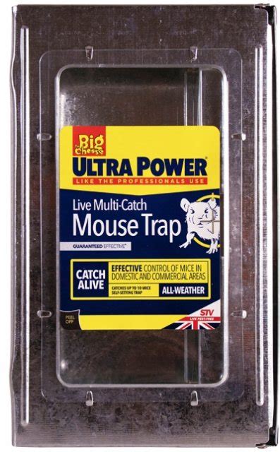 Stv Big Cheese Self Set Multi Catch Mouse Trap Rodent Traps