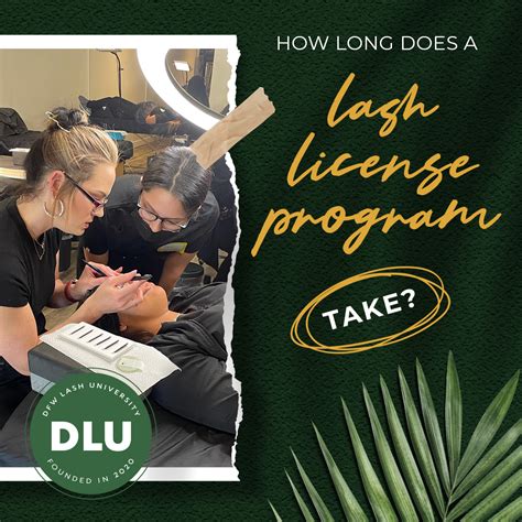 How Long Does A Lash License Program Take Dfw Lash University