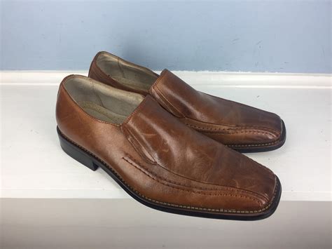 Stacy Adams Brown Leather Slip On 7 Dress Shoe Excellent Career