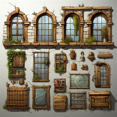 Premium Ai Image Window Game Assets