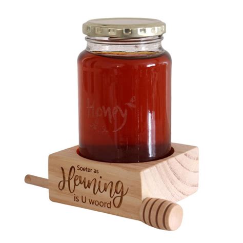 Hjar7 Glass Honey Jar Soeter As Heuning Bali Trading Wholesale