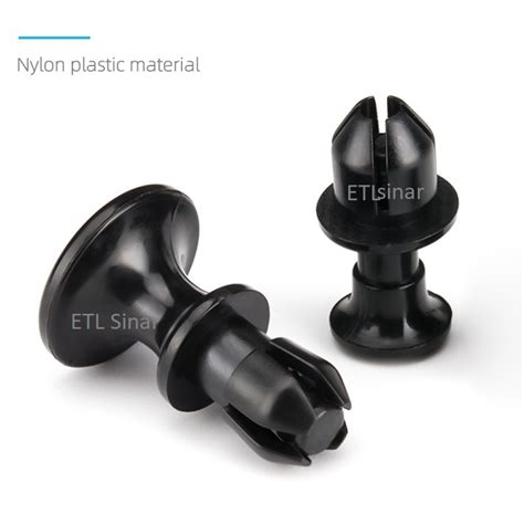 Pvc Clip Snap Rivet For Fiber Optic Panel 100pc Shopee Malaysia