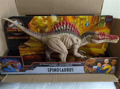 Jurassic World Extreme Chompin Spinosaurus Camp Cretaceous Brand New £