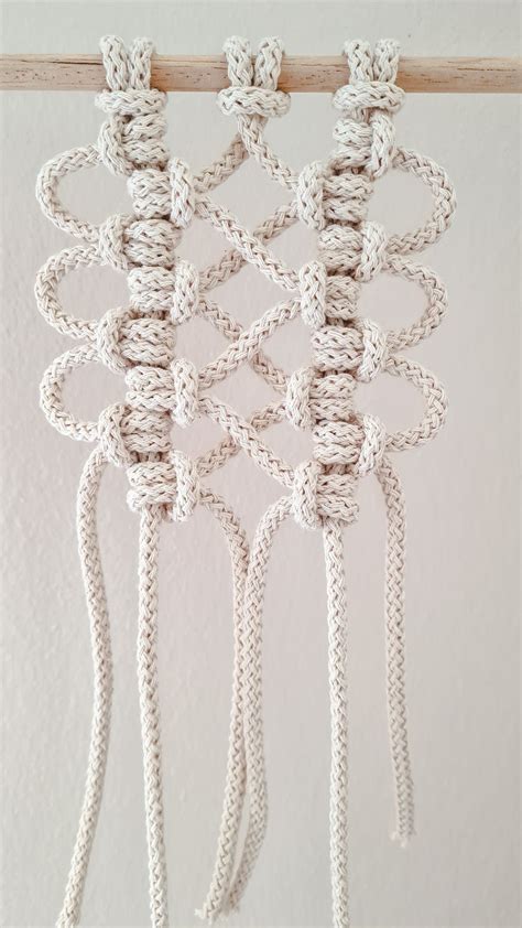 Unique macrame pattern Filtning Knuder Væve