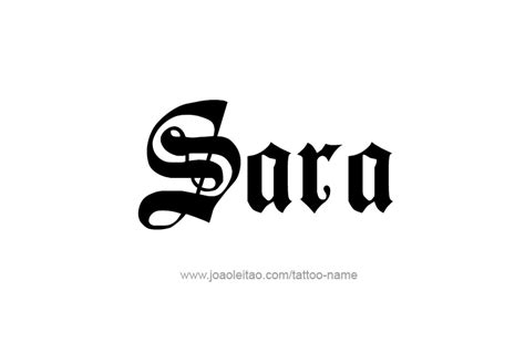 Sara Name Tattoo Designs Artofit