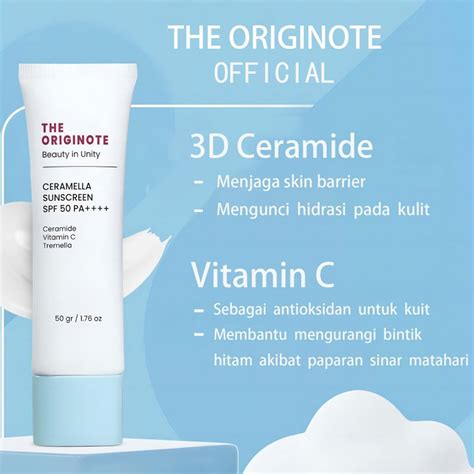 Jual The Originote Sunscreen 50gr The Originote Ceramella Sunscreen