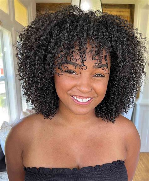 Curly Lob Haircut