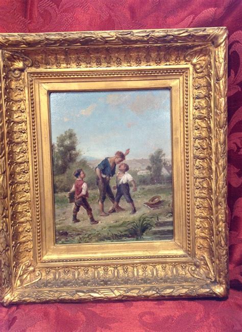 Proantic Tableau La Dispute De Lanfant De Metz