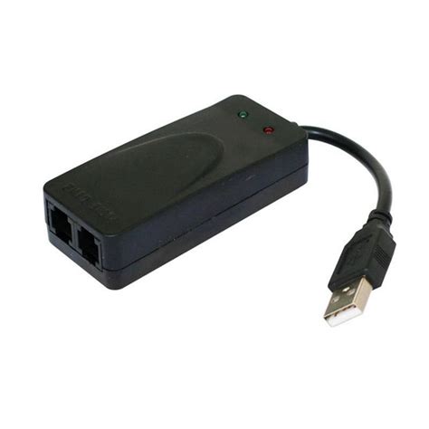 Usb Fax Modem Dual Port Usb2 0 56k V 92 V 90 External Driver For Win 7 8 10 Xp Receive Send On