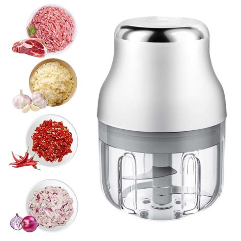 Electric Garlic Chopper Meat Grinder Mini Vegetable Chopper Garlic