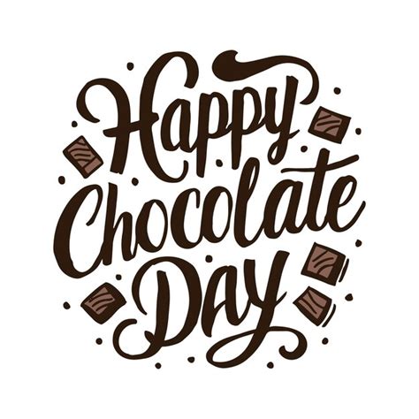 Word Chocolste Day Vectors And Illustrations For Free Download Freepik