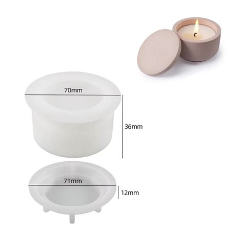 Силіконова форма для кашпо молд з кришкою кругла Id 2244351680 ціна 195 ₴ купити на Prom Ua